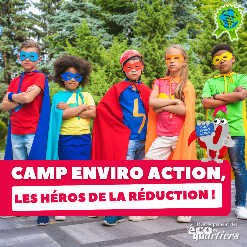 41 camps de jour montréalais enfilent leur cape de “héros de la réduction à la source” cet été ...