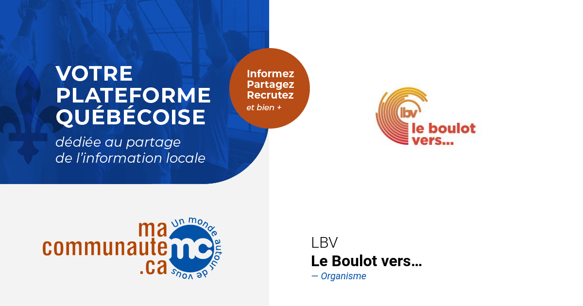 Le Boulot vers… - Organisme en Économie et développement à Montréal