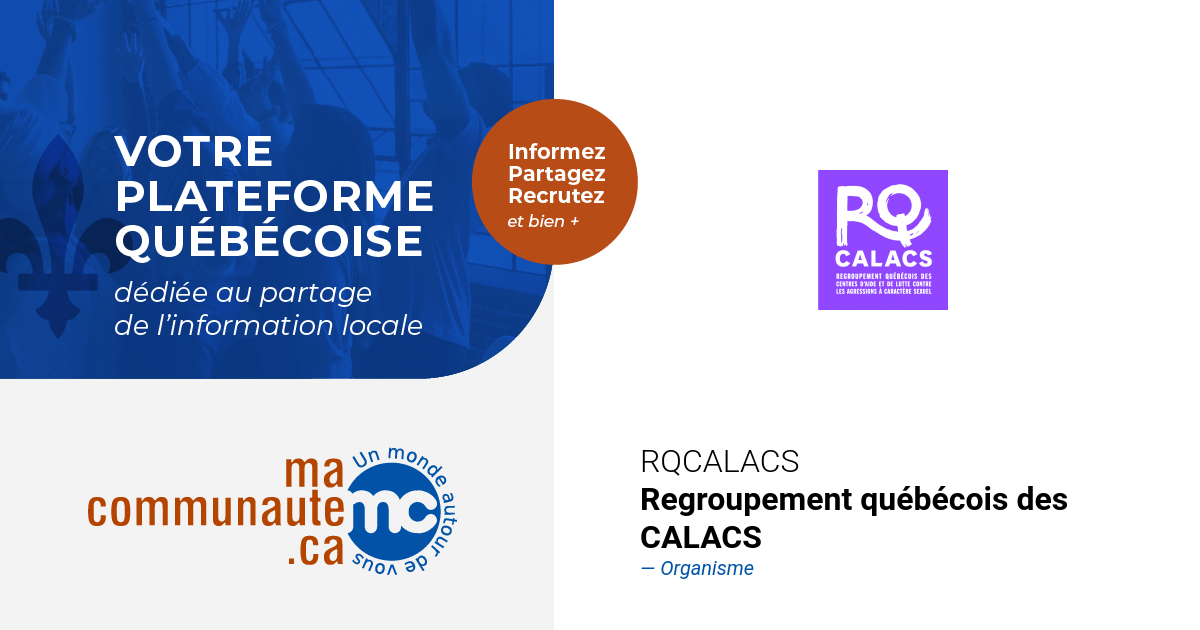 Regroupement québécois des CALACS - Organisme en aide et écoute à Montréal